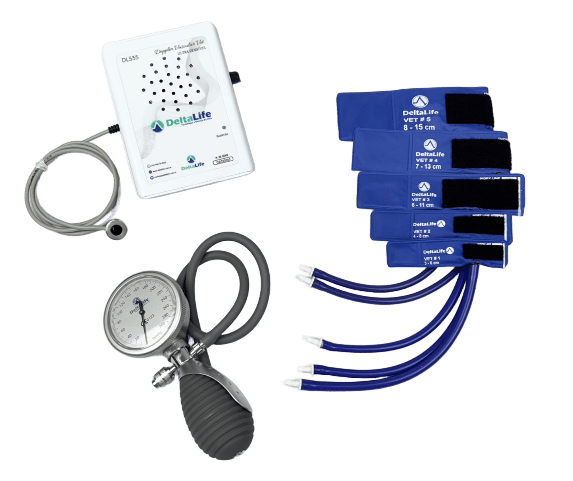 KIT DOPPLER VASCULAR ULTRASSENSÍVEL - Deltalife